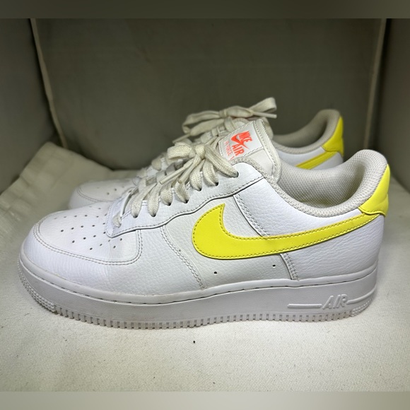 Nike | Shoes | Preowned Nike Air Force 7 Whiteyellow Citron Mango ...